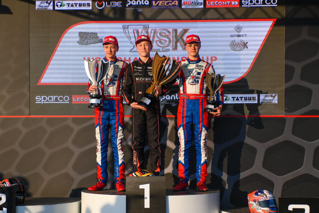 Another milestone: first podium for Martin Molnár in the WSK - MOTAM